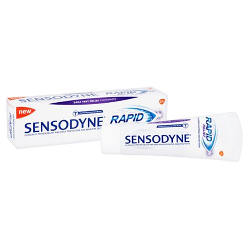 Sensodyne Rapid Relief Toothpaste With Fluoride - 75ml – Burnt Oak Pharmacy