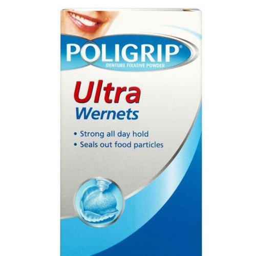 Ultra Wernets Denture Fixative Powder - 40g – Burnt Oak Pharmacy