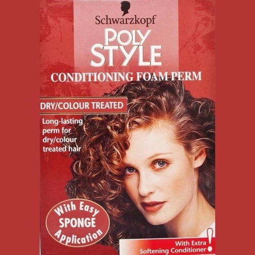 Schwarzkopf Poly Style Conditioning Foam Perm Dry/colour Treated ...