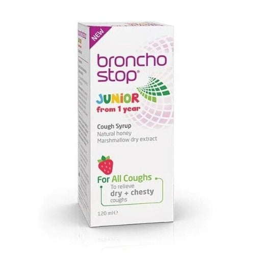 Bronhostop Junior From 1 Year Cough Syrup 120ml – Burnt Oak Pharmacy
